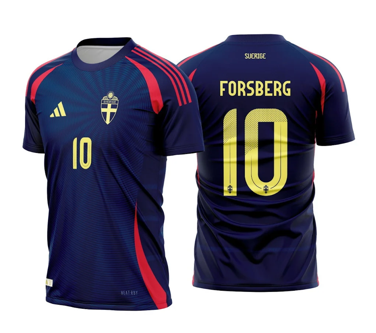 #10 Fosberg Sweden Away Jersey 2024/2025 – Showcase